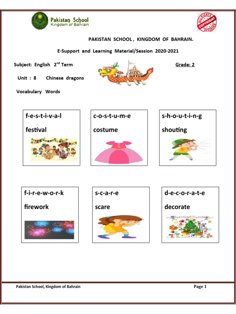 WEEK 7 Chinise Dragons | PDF | English Language | Languages