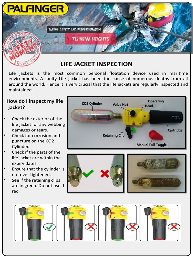 Life Jacket Inspection Guide | PDF