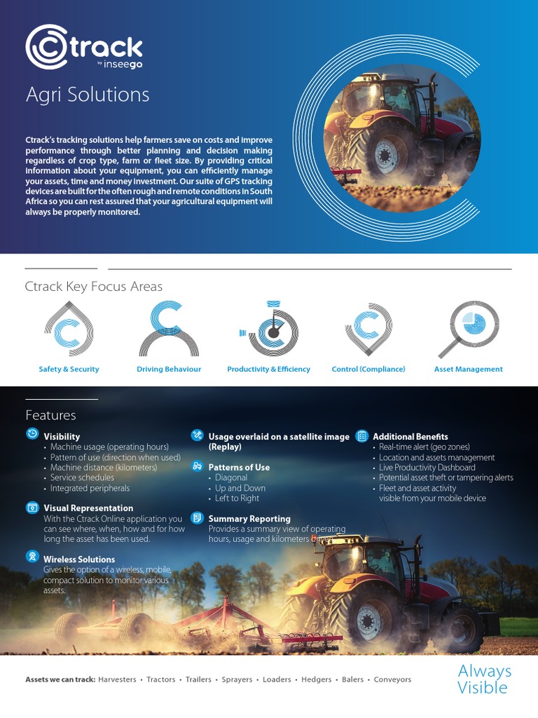 Agri Solutions: Ctrack Key Focus Areas | PDF | Computer Science | Computing