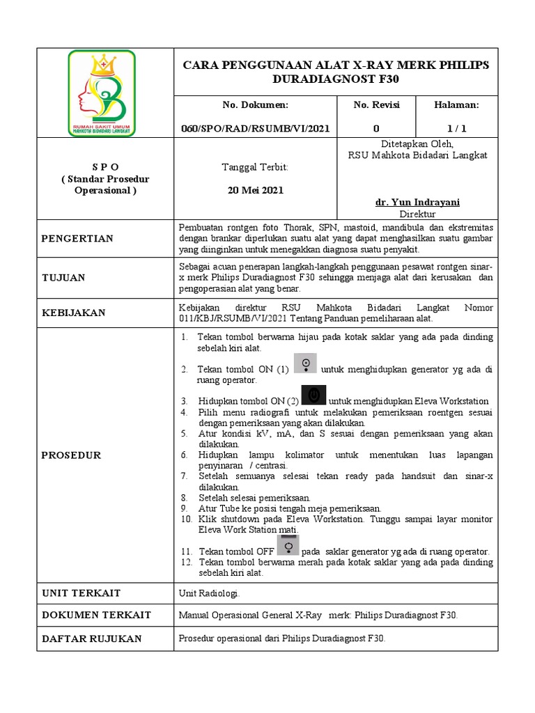 Spo Alat Rontgen | PDF