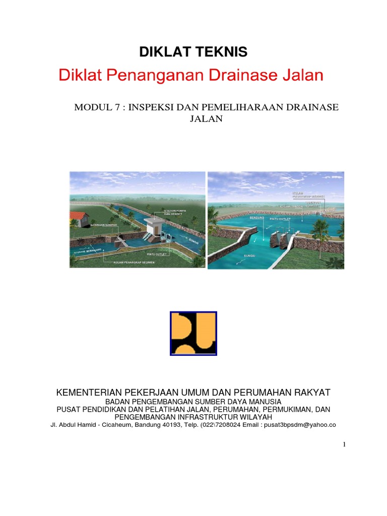 c3963 Modul Inspeksi Dan Pemeliharaan Drainase Jalan | PDF