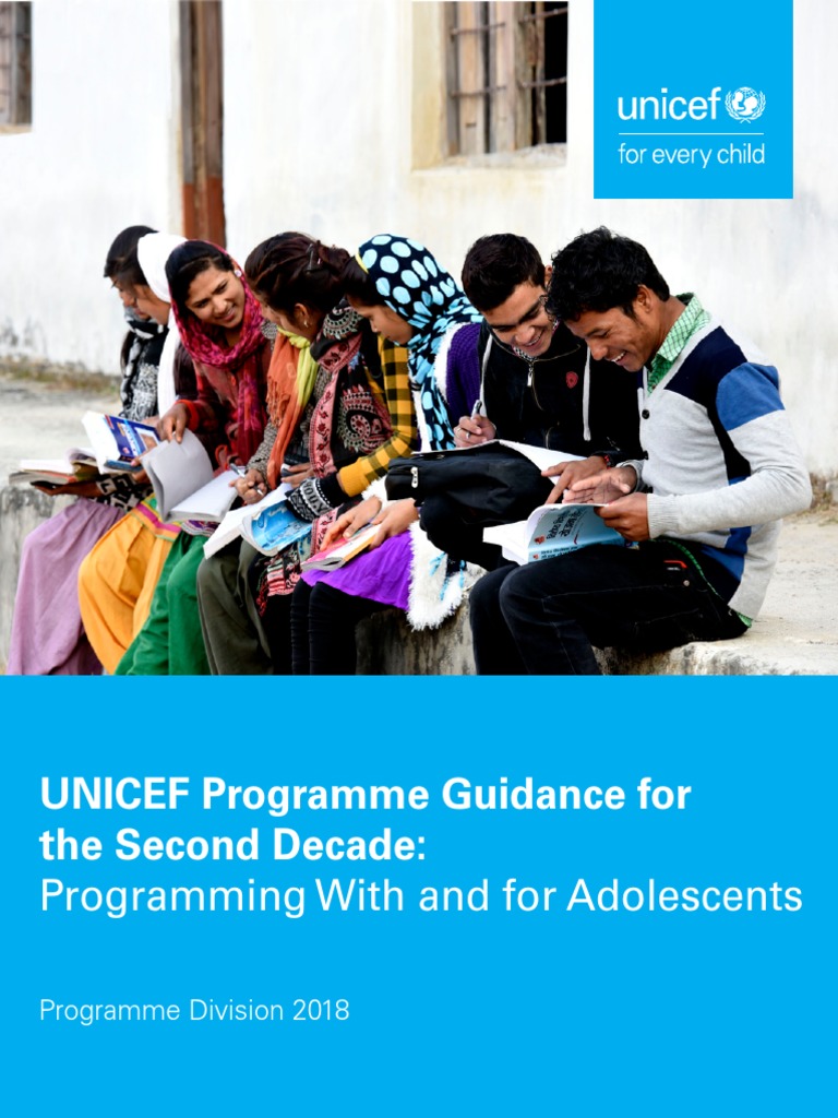 UNICEF Programme Guidance For The Second Decade | PDF | Adolescence ...