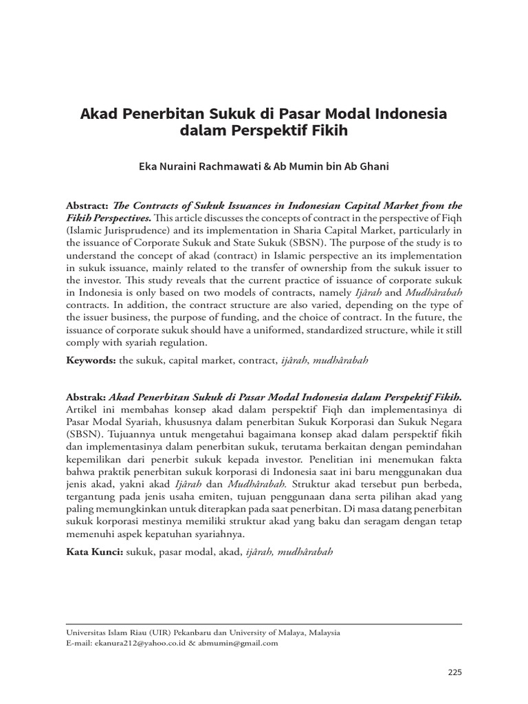Sukuk Ijarah | PDF