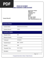 Notification of Payment. FNB Payment Proof | PDF | Payments