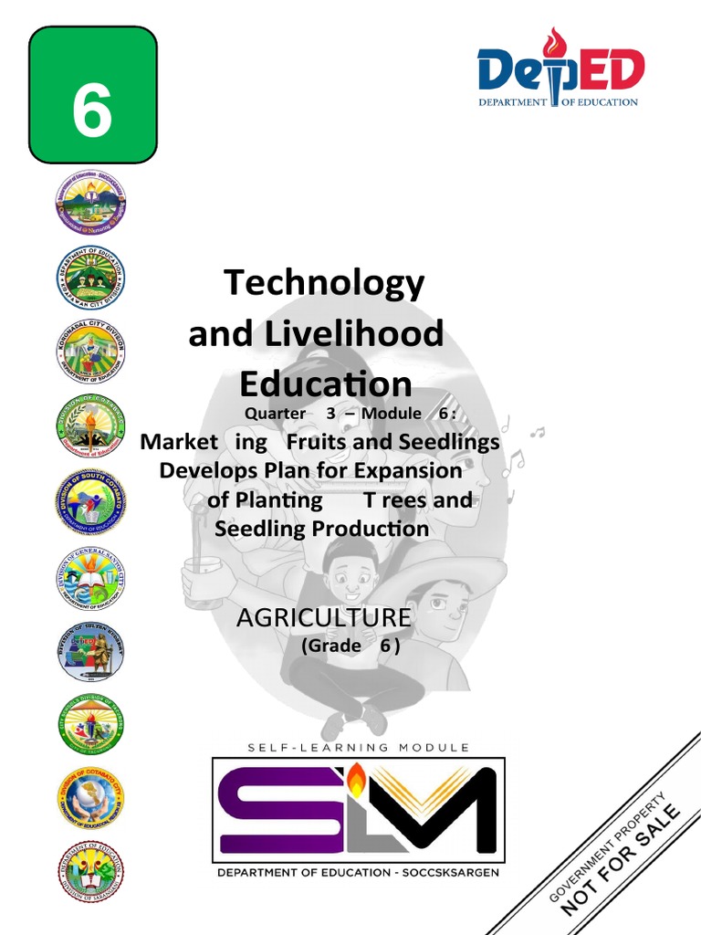 Tle Agri Grade 6 Module 6 | PDF | Trees | Plant Nursery