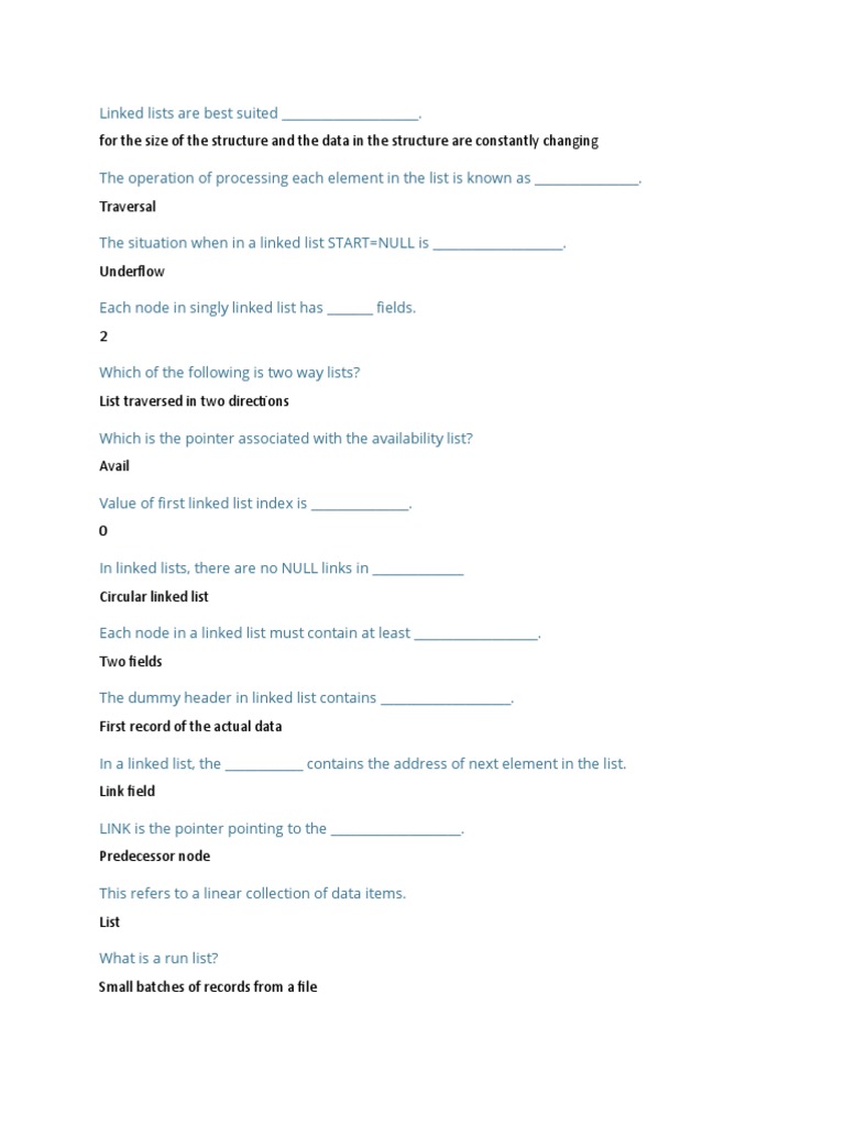 Data Structures And Algorithms Final Quiz1 Only Pdf Queue Abstract Data Type Algorithms 