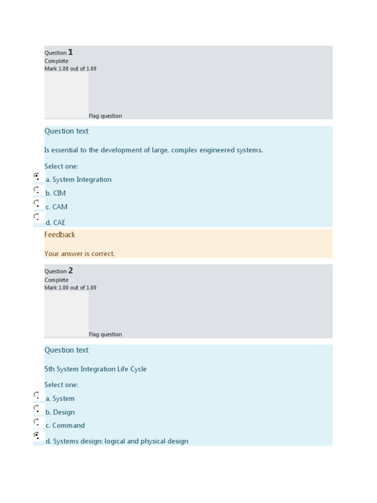 System Integ Mid Q2 | PDF | Product Lifecycle | System