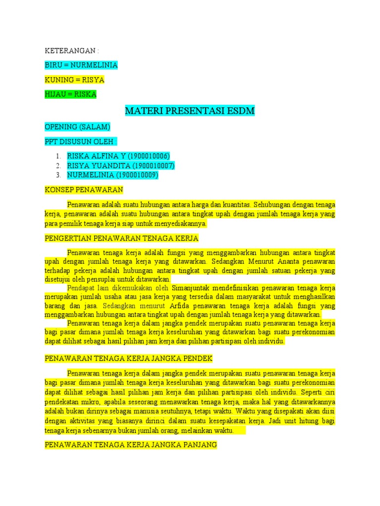 Materi PPT Esdm | PDF