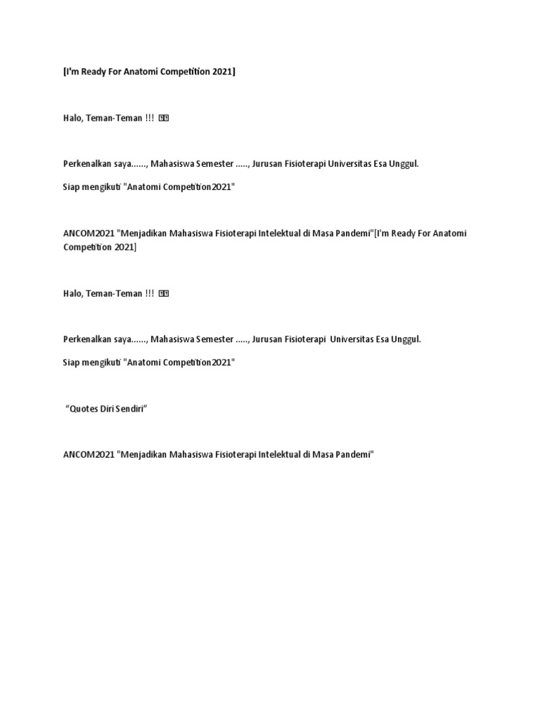 Caption Twibbon | PDF