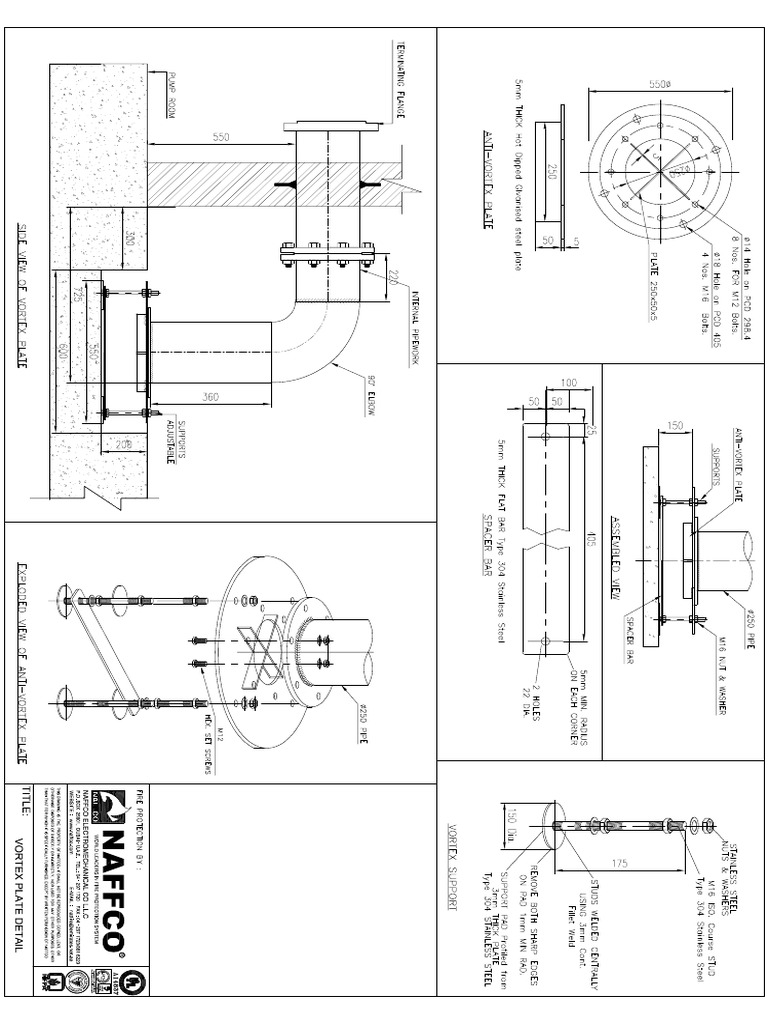 Anti-Vortex Plates Naffco | PDF