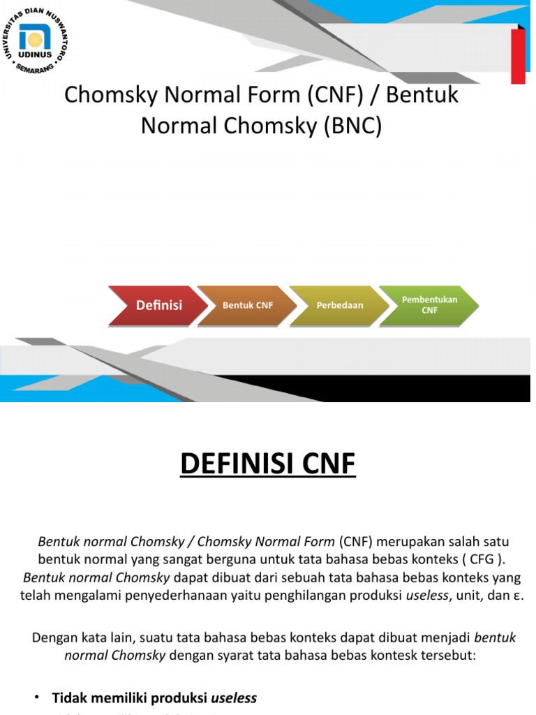 Definisi CNF | PDF