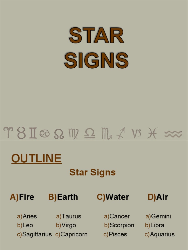 Star Signs | PDF | Astrological Sign | Planets In Astrology