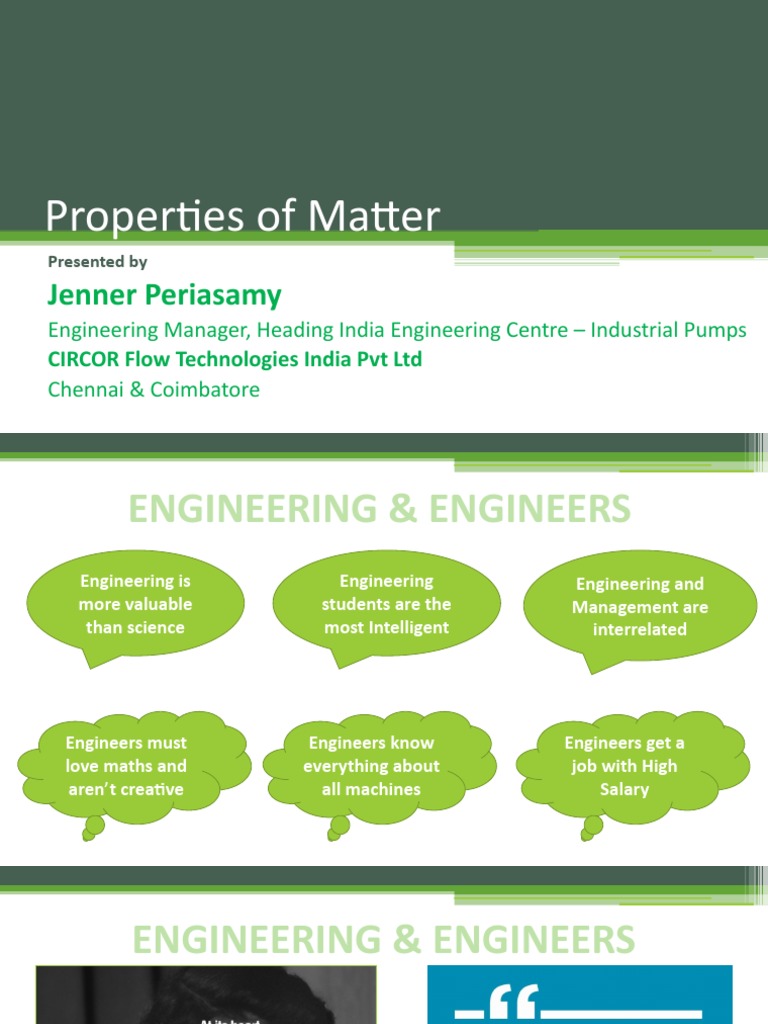 Understanding Properties of Matter in Engineering | PDF | Strength Of ...