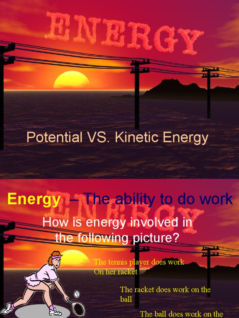 Potential and Kinetic Energy PPT 2015 | PDF | Potential Energy ...