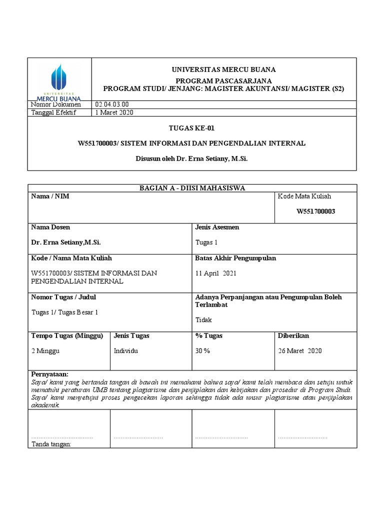 Pertanyaan RTM TB 1 SIPI Erna | PDF