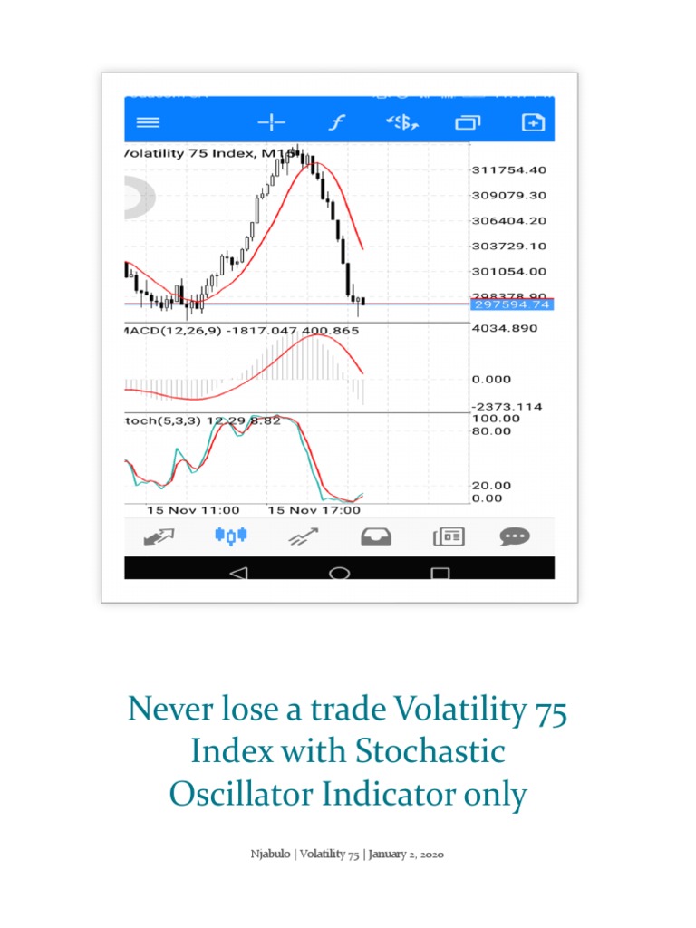 Volatility v75 Mobile Strategy | PDF | Volatility (Finance) | Market Trend