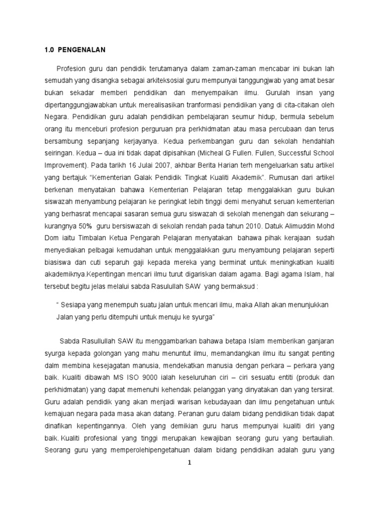 Pembelajaran Sepanjang Hayat | PDF
