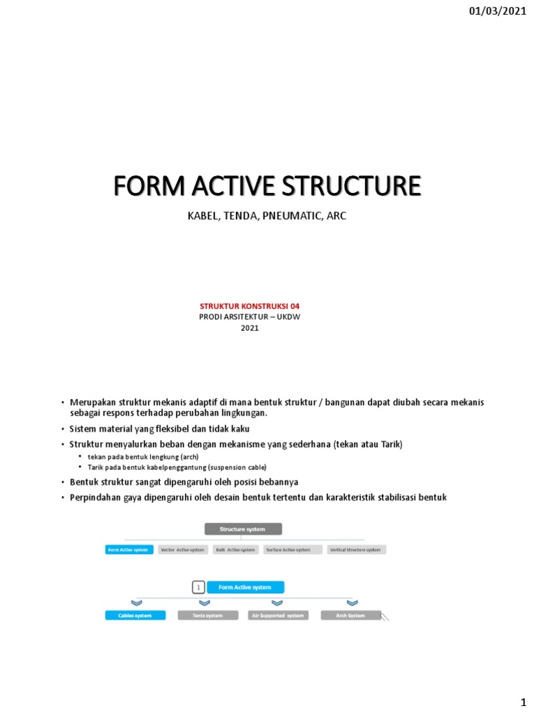 Form Active Structure | PDF