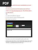 Read Before Software Installation | PDF