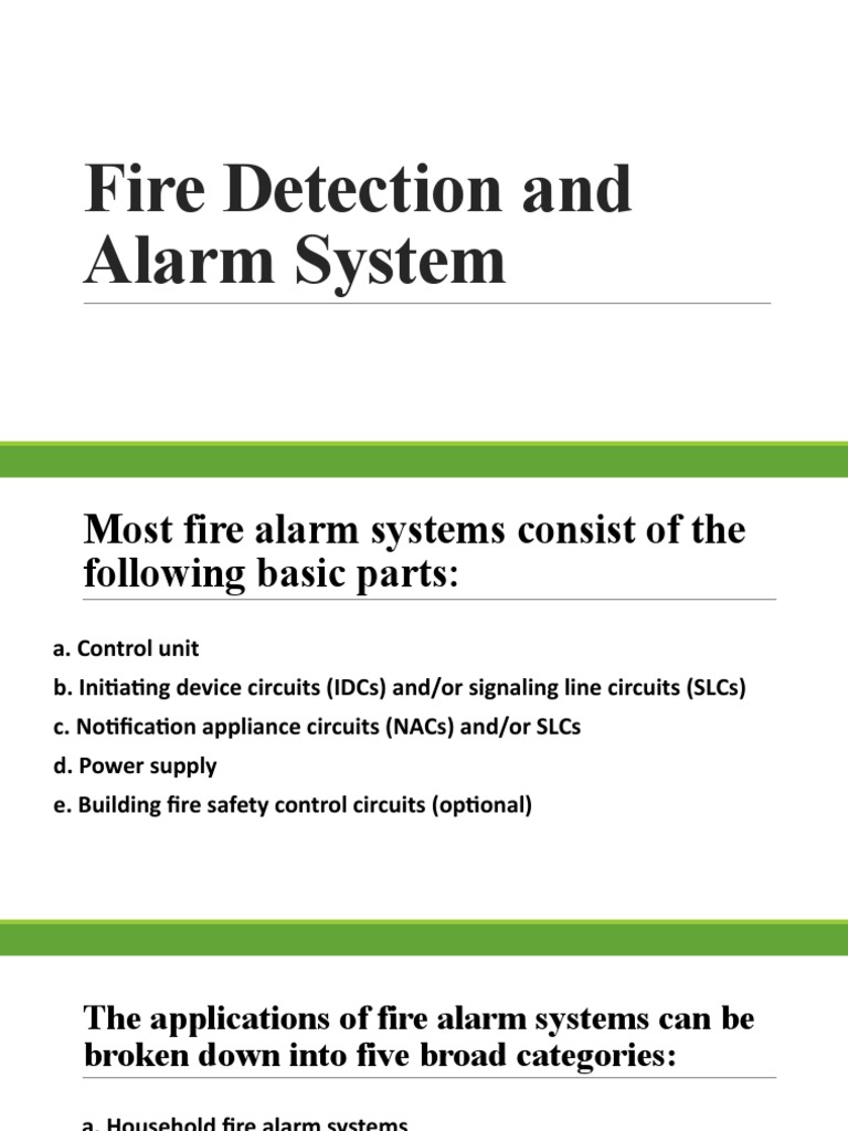 Basic Fire Detection Alarm System | PDF | Smoke | Amplifier