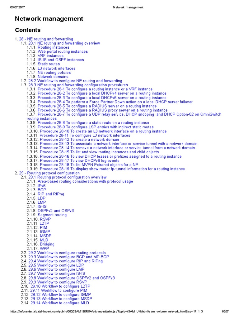 Network Management | PDF | Multiprotocol Label Switching | Networking
