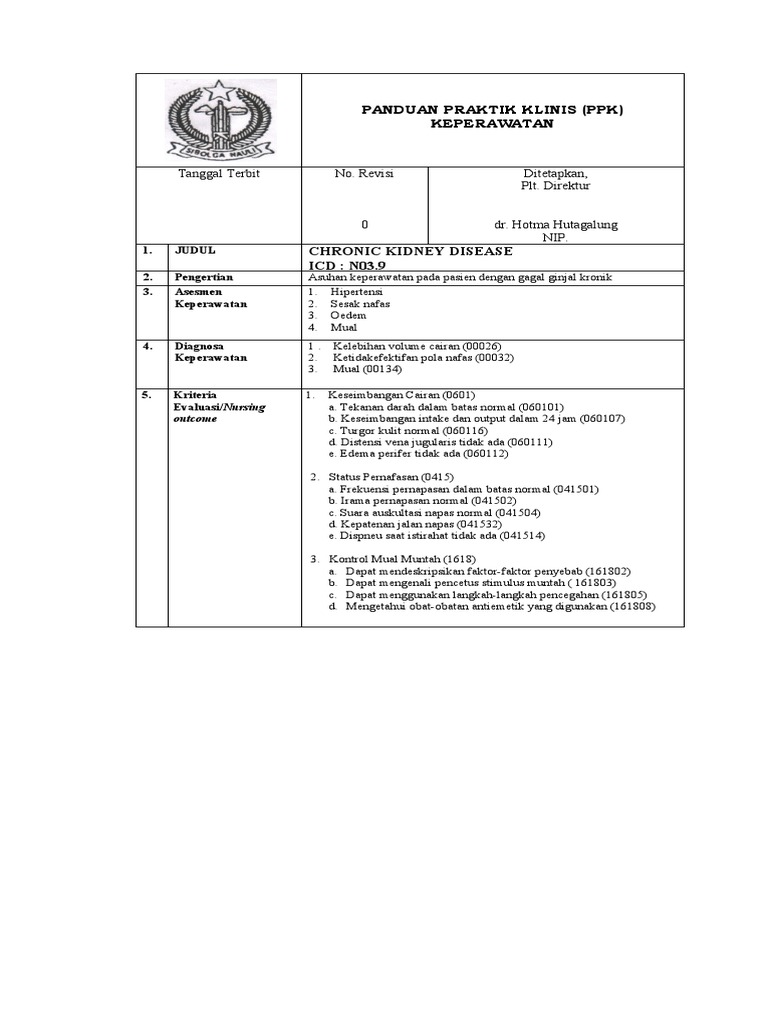 Panduan Keperawatan Gagal Ginjal | PDF