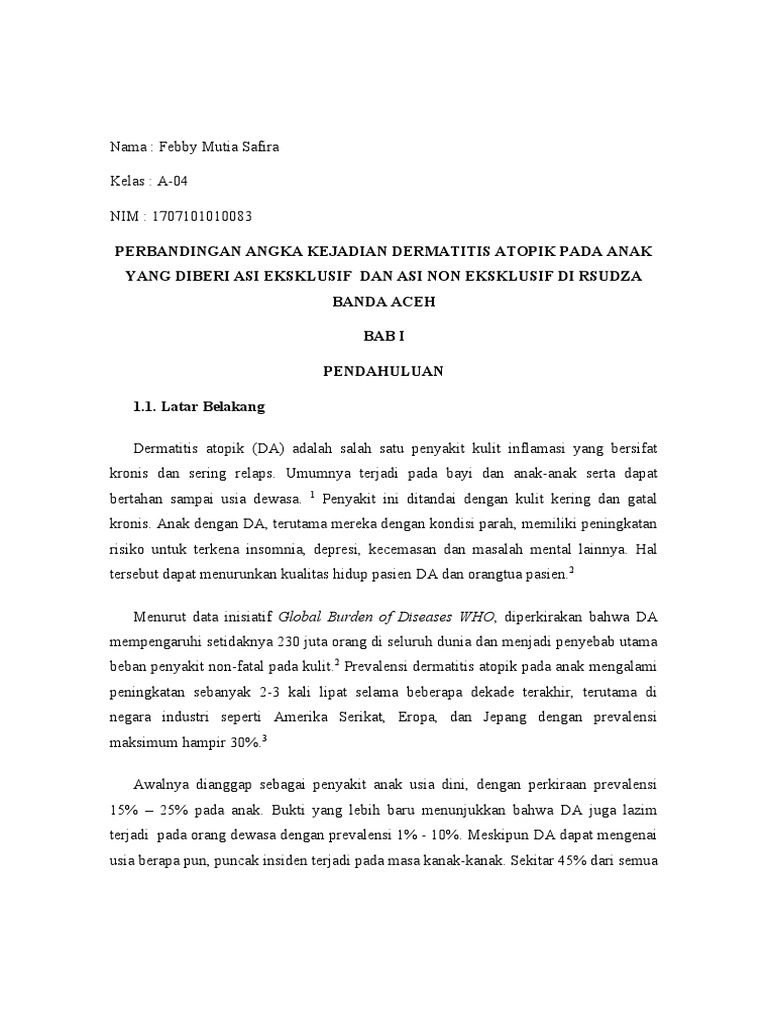 Tugas Praktikum Proposal - Febby Mutia Safira | PDF | Pengembangan Diri | Kesehatan Holistik