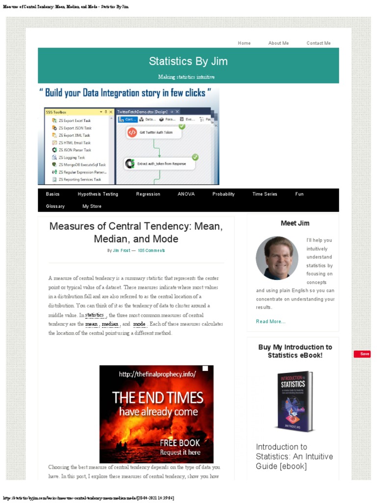 04 - Measures of Central Tendency Mean, Median, and Mode - Statistics ...
