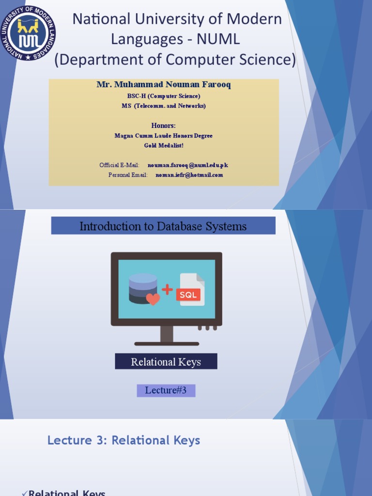 National University of Modern Languages - NUML (Department of Computer ...