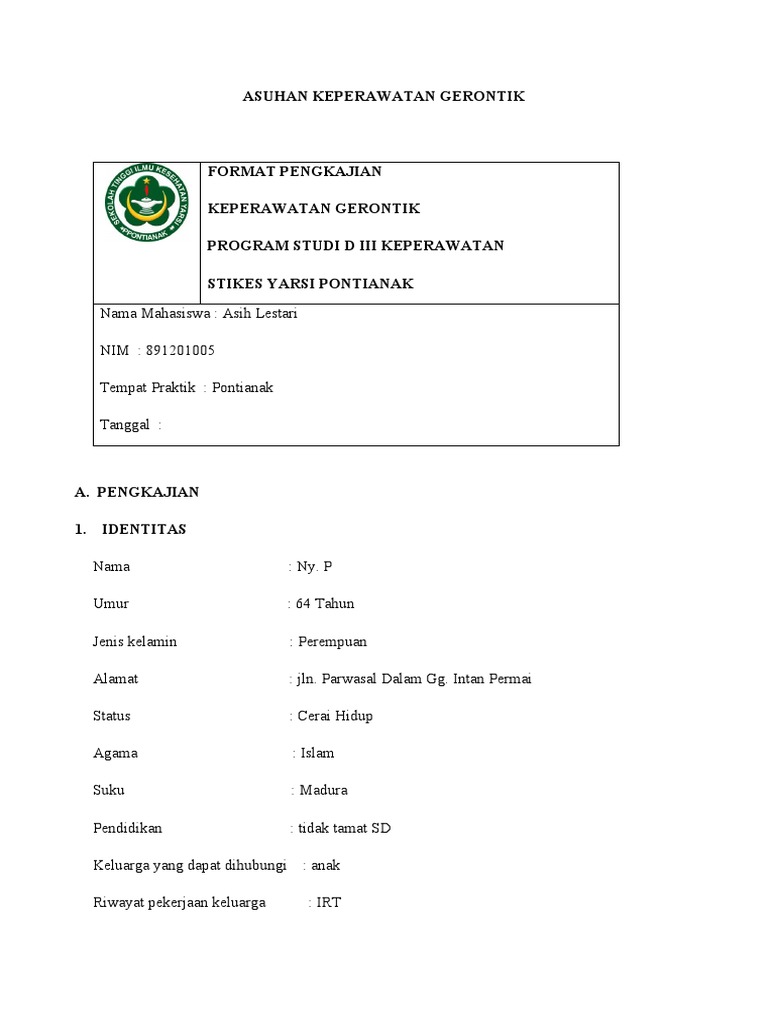 Askep Gerontik Asam Urat | PDF