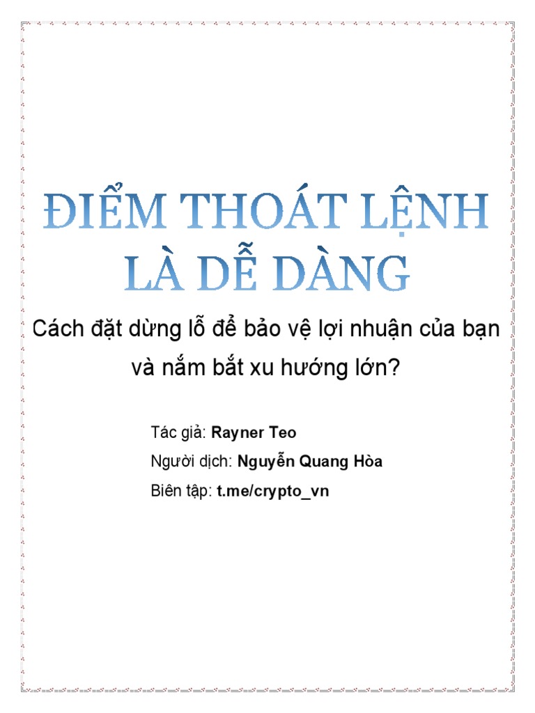 Bộ ba ai học cũng được Điểm thoát lệnh là dễ dàng-Rayner Teo | PDF