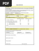 Eye Fitness Certificate Format | PDF