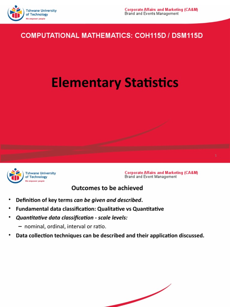 Introduction To Stastics | PDF | Level Of Measurement | Statistics