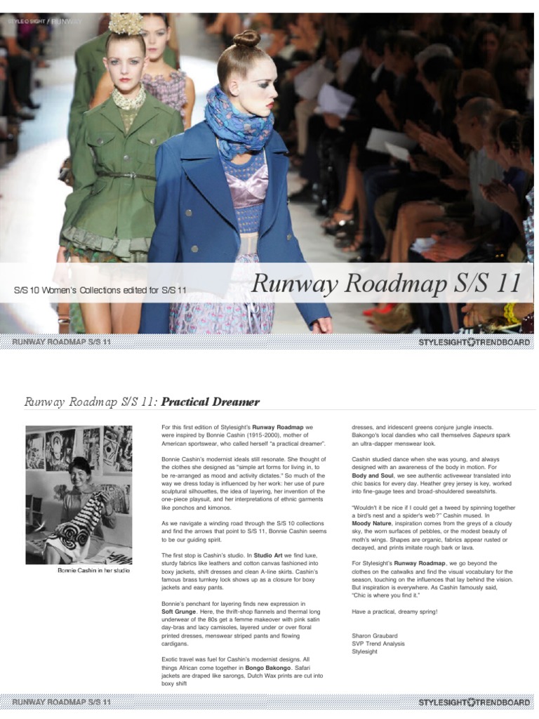 10-Runway Roadmap Introduction | PDF | Clothing | Fashion