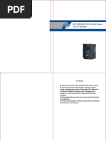 SRNE Inverter User Manual V1.4 | PDF | Power Supply | Power Inverter