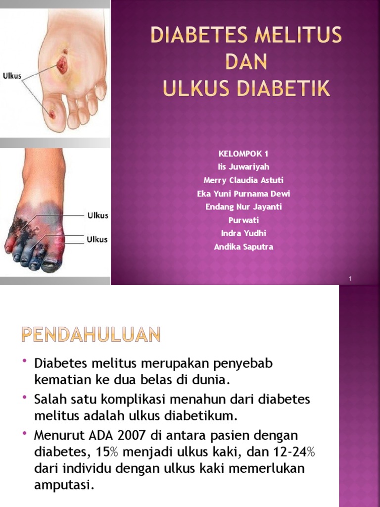 Komplikasi Ulkus Diabetikum dan Penanganannya | PDF | Sains & Matematika