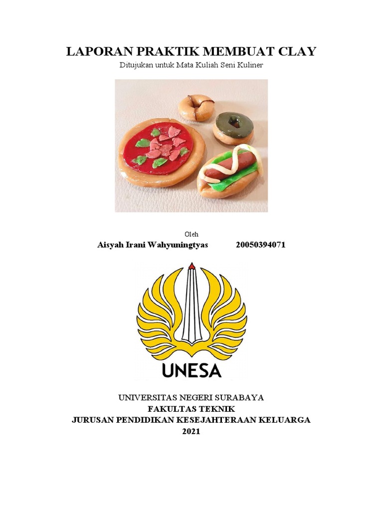 Laporan Praktik Membuat Clay | PDF
