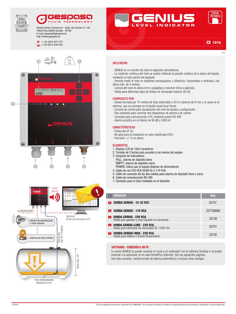 Genius y Kit Tank Modem Plus g181b | PDF | Módem | Computación en la nube