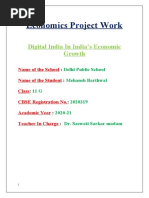 72 Topics For Economics Project | PDF | Economy Of India | Economic Growth