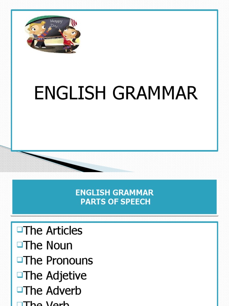 English Grammar: Parts of Speech Guide | PDF