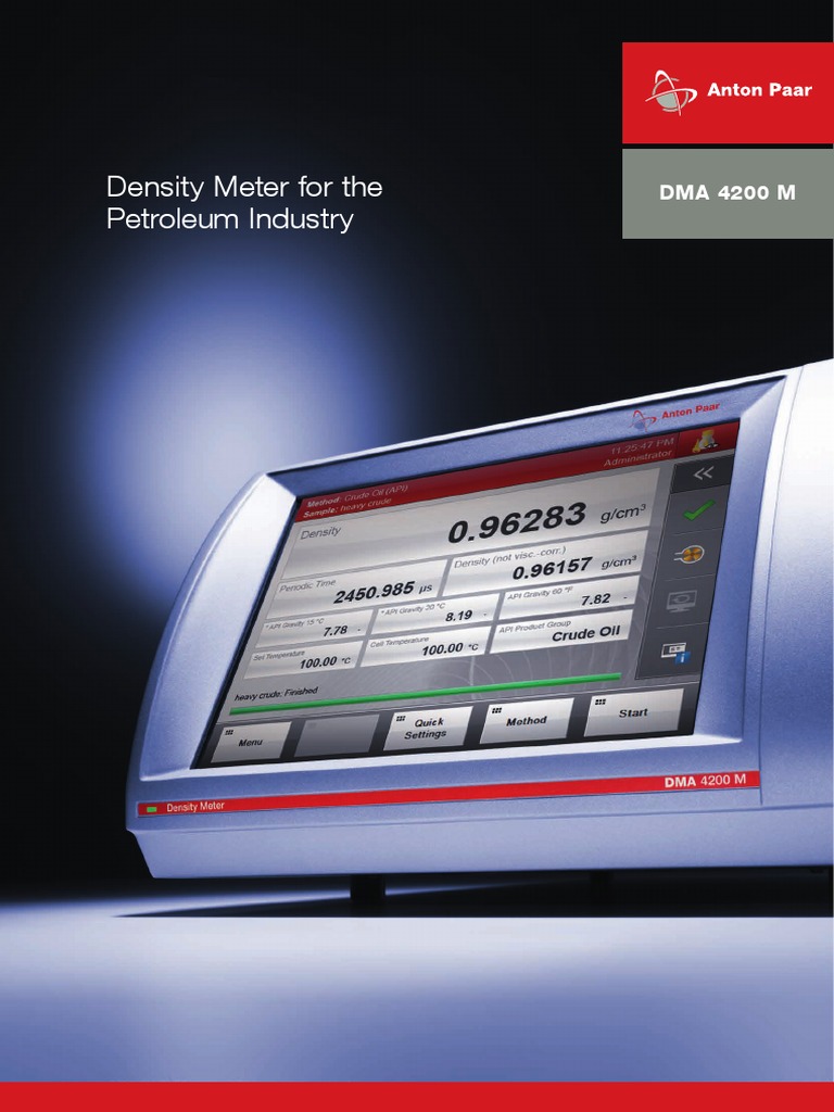 Density Meter For The DMA 4200 M Petroleum Industry | PDF | Fuel Oil ...