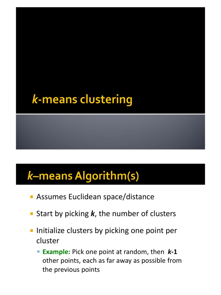 K Means Clustering Problem Solved | PDF | Cluster Analysis | Applied Mathematics