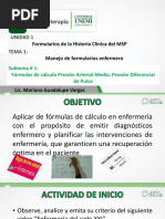 Cálculo de Presión Arterial Media (PAM) | PDF | Ciencia y matemáticas