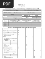 Form 16 Excel | PDF | Tax Refund | Public Finance