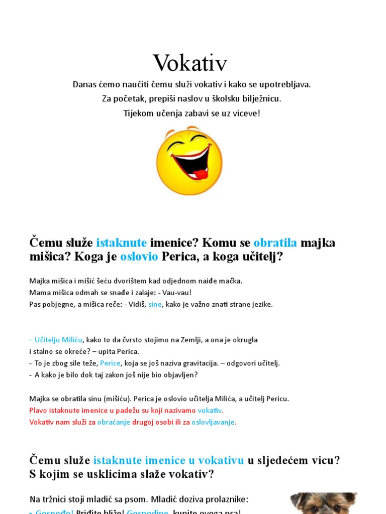 5 Vokativ 23 3 | PDF