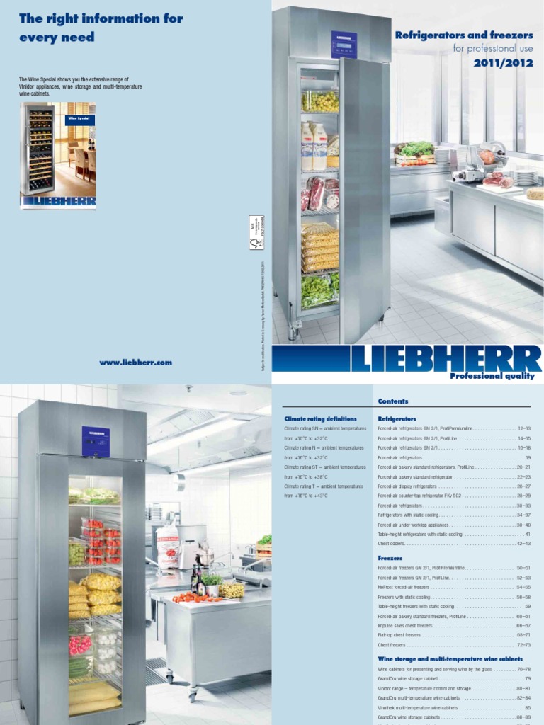 Liebherr G 5216 g5216 Manual Do Utilizador | PDF | Refrigerator ...