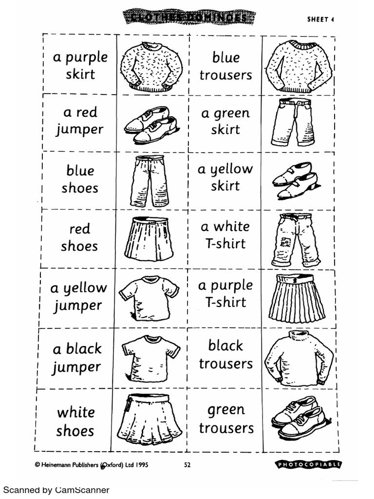 Clothes Domino | PDF