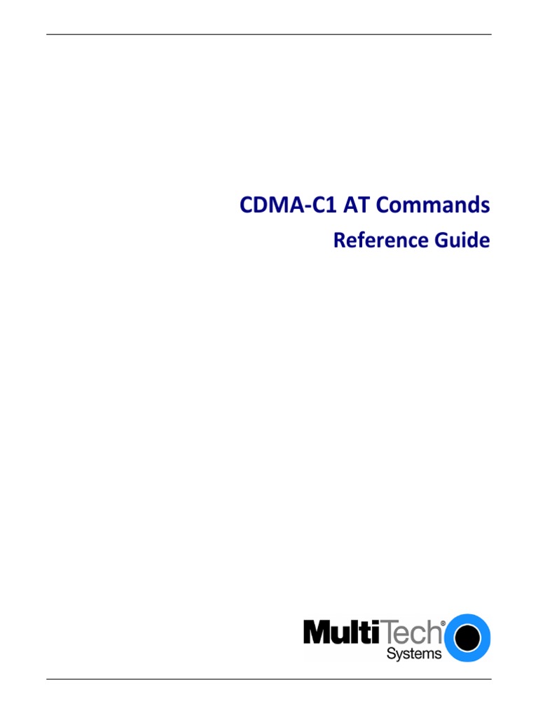 CDMA AT Commands | PDF | Parameter (Computer Programming) | Command Line Interface