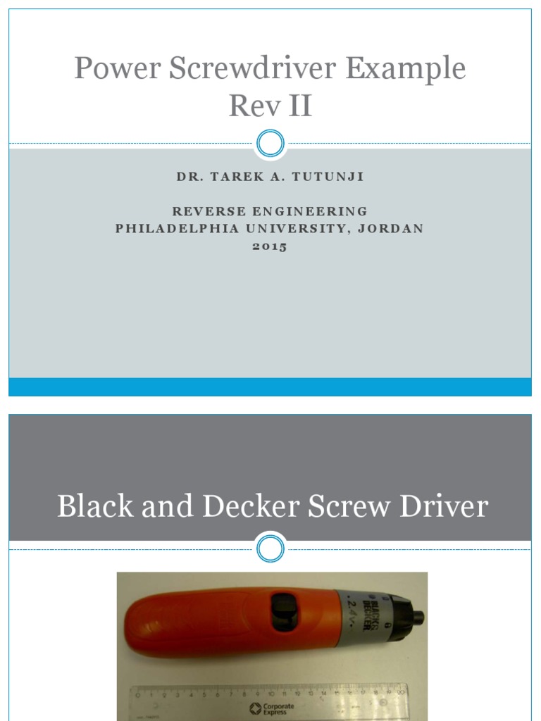 Power Screwdriver Example RevII | PDF | Art