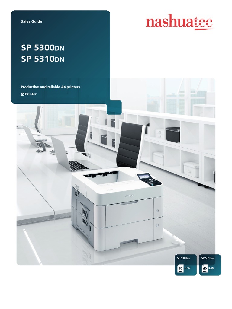 SP 5300DN SP 5310DN SÑljguide | PDF | Printer (Computing) | Usb